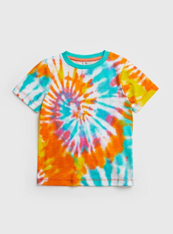 Buy Bright Tie Dye T-Shirt - 5-6 years | T-shirts and shirts | Argos
